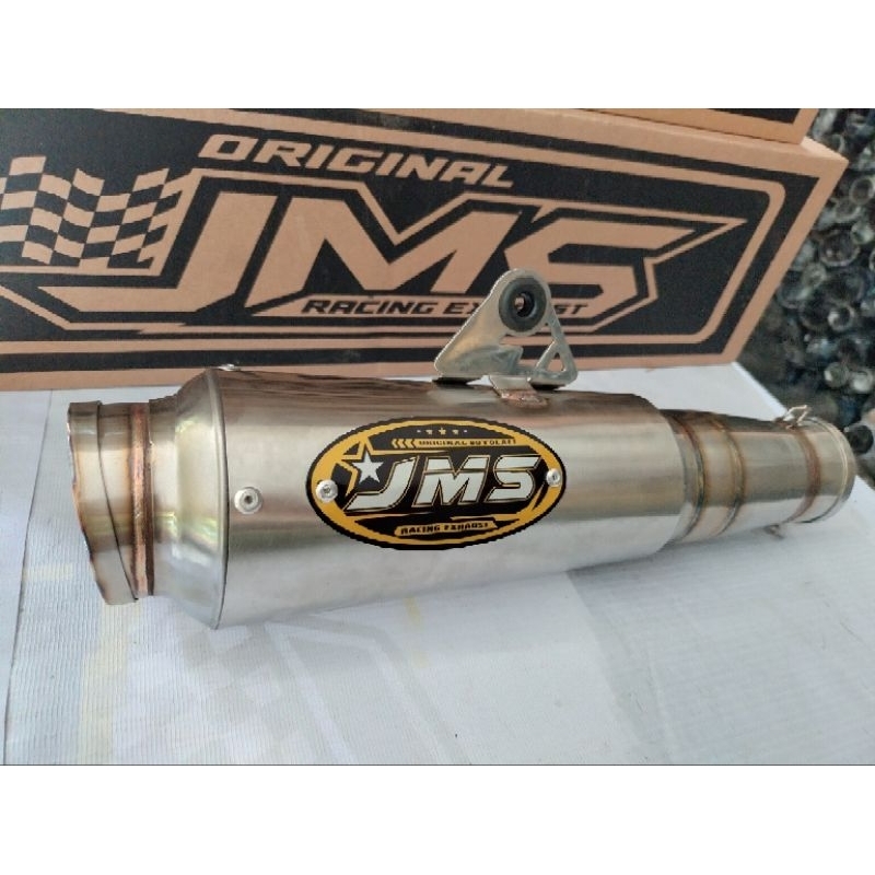 Jual slincer knalpot JMS ORIGINAL tipe GM inlet 50 mm stainless. | Shopee Indonesia