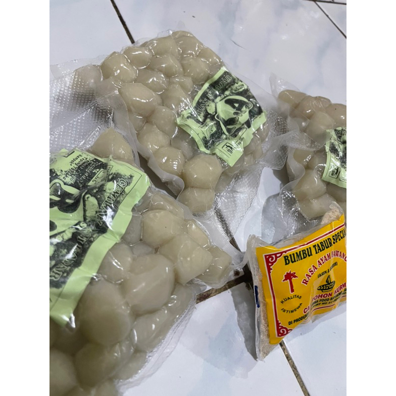 Jual BASO ACI KECIL ISI 205 PCS VAKUM FREE BUMBU KUAH AYAM BAWANG ...