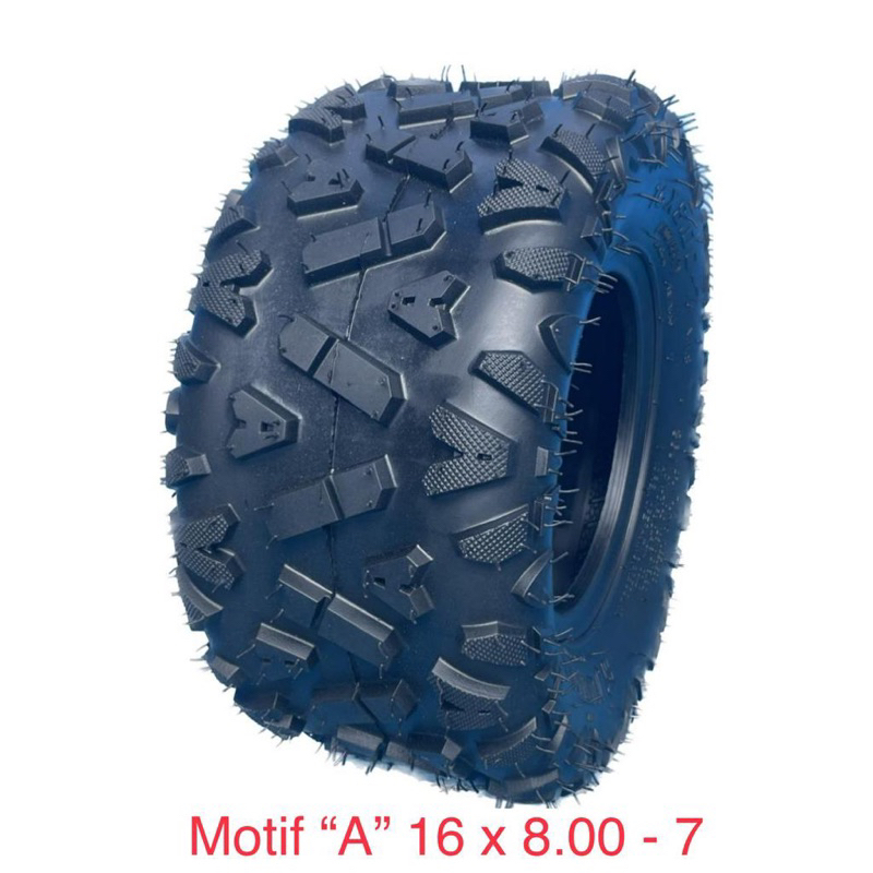 Jual Ban ATV Offroad Motif “A” 16 x 8.00 - 7 inch Mini jeep - Buggy - 1 ...