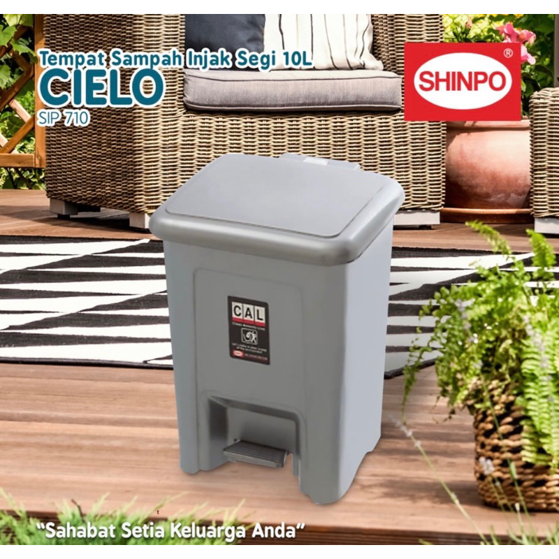 Jual Shinpo - Tempat Sampah Injak Ukuran 10 Ltr 15 Ltr 20 Ltr 25 Ltr 50 Ltr 70 Ltr | Shopee ...