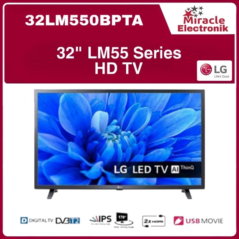 Jual LG 32LM550BPTA LED TV 32 inch Digital TV - IPS Panel | 32LM550 ...