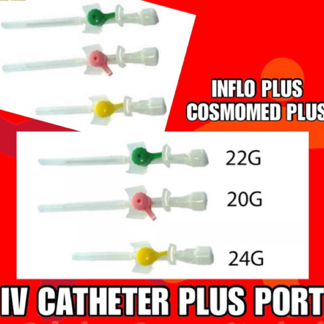 Jual IV CATETER 22G / INFLO PLUS / PEN / BIASA (Paket 10 dan 20 ...
