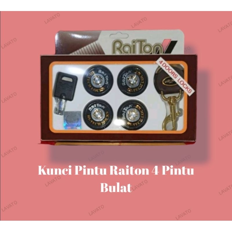 Jual Kunci Pintu Raiton 4 Pintu Bulat | Shopee Indonesia