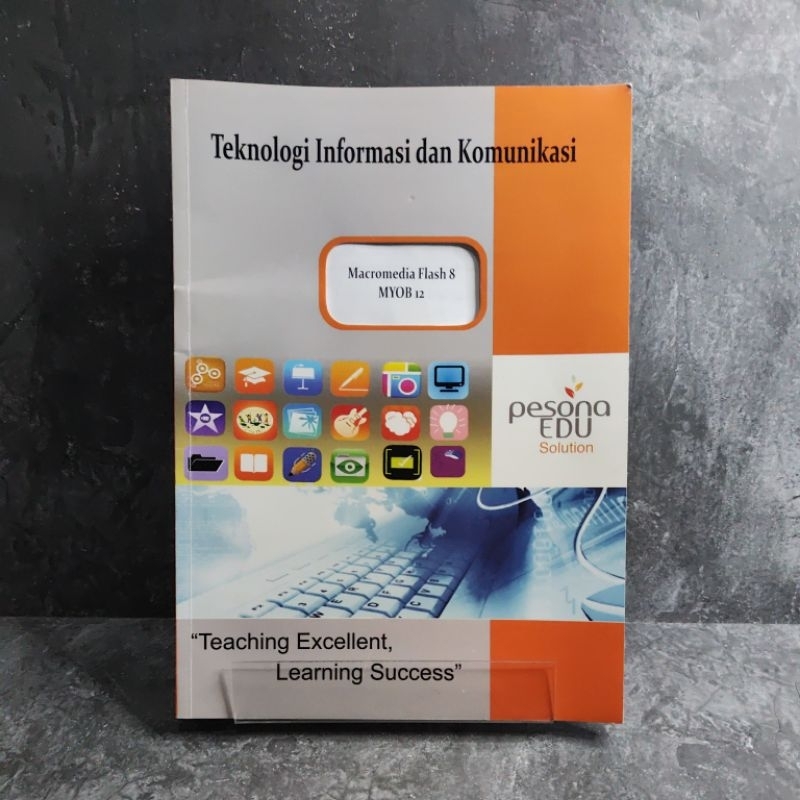 Jual Buku Pesona Edu Solution, Macromedia Flash 8 MYOB 12, Tik. | Shopee Indonesia