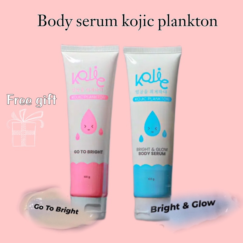 Jual Kojic plankton Body serum bright&glow | body serum kojic plankton ...