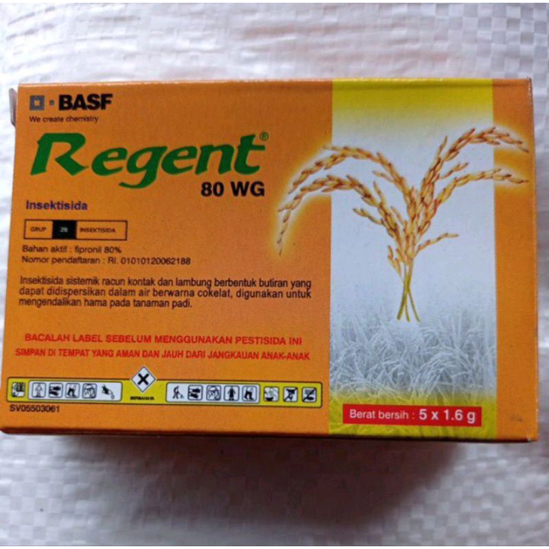 Jual insektisida Regent 80 WG kemasan sachet - 1,6 gr isi 5 sachet ...