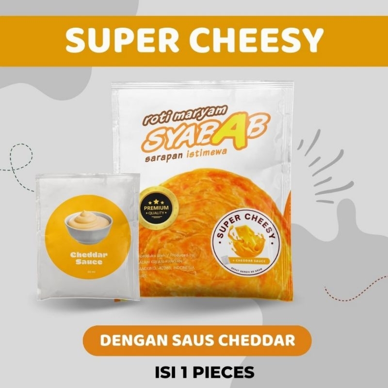 Jual Roti Maryam | Roti Maryam Super Cheesy With Cheddar Sauce | Roti ...