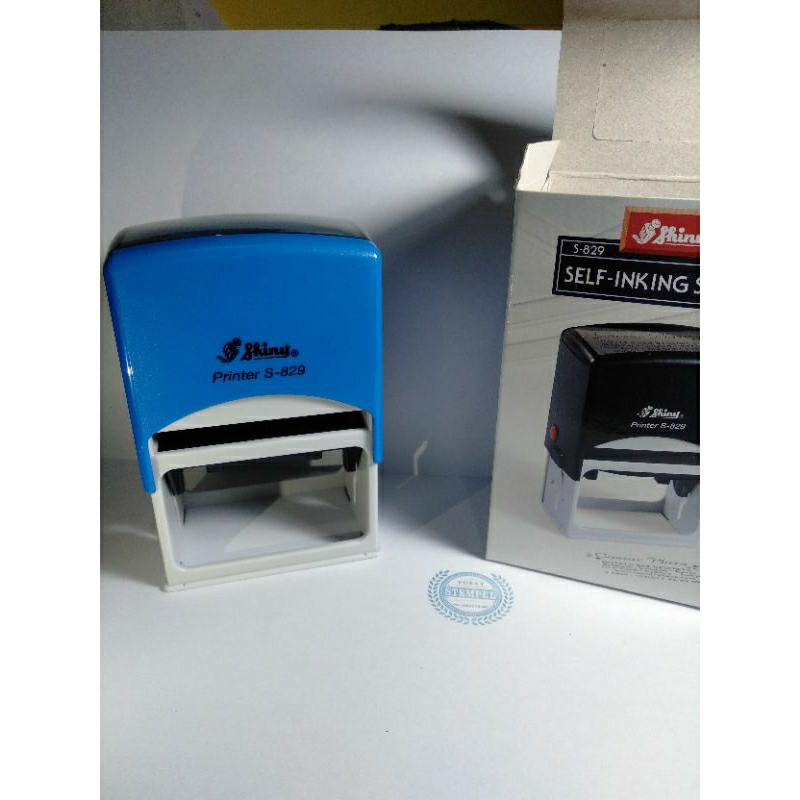 Jual Stempel Shiny S829 +Costum Design/Tulisan | Shopee Indonesia