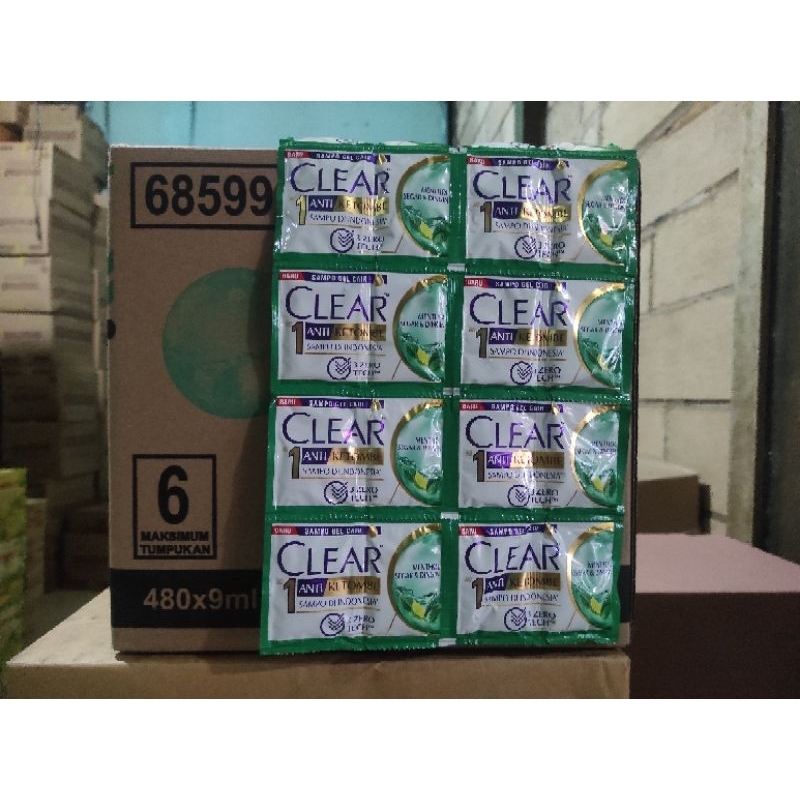 Jual Shampo Clear Kemasan Sachet per dus 480 pcs | Shopee Indonesia