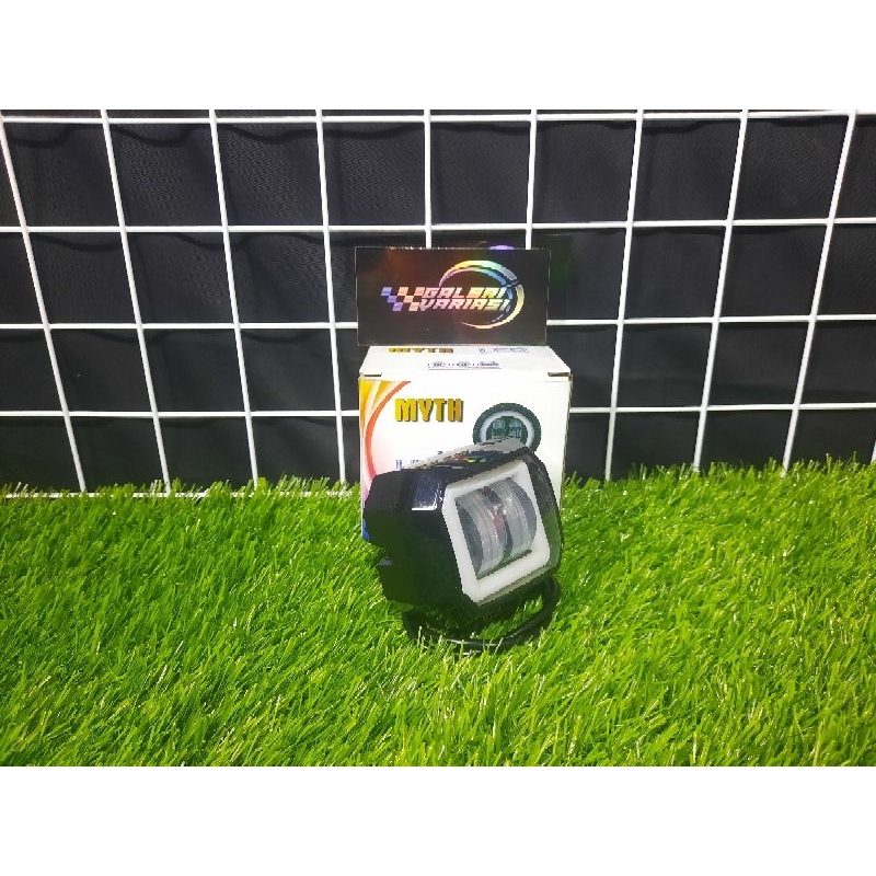 Jual LAMPU TEMBAK SOROT LED 2 MATA 2 WARNA UNIVERSAL | Shopee Indonesia