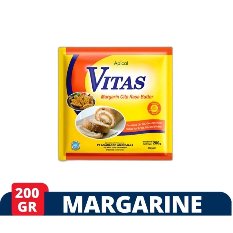 Jual margarin VITAS 200g | Shopee Indonesia