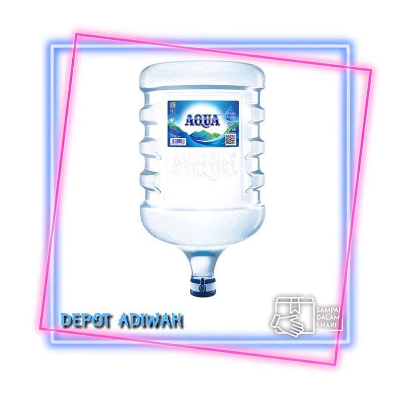 Jual Aqua galon + isi 19 liter (khusus instant express) | Shopee Indonesia