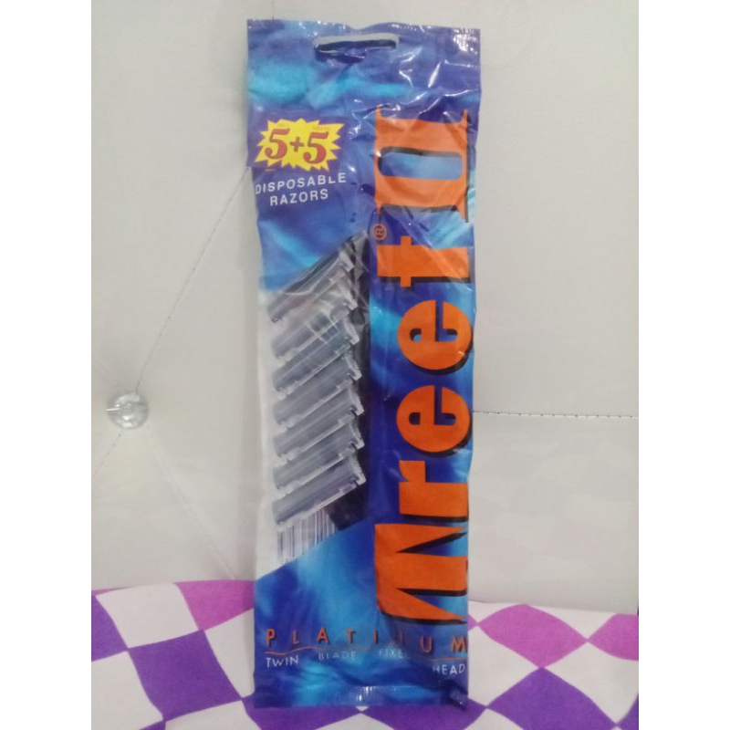 Jual TREET II DISPOSABLE - CUKURAN KUMIS 1 PACK ISI 10 PCS | Shopee ...