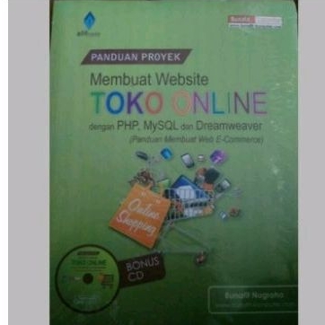Jual buku asli: membuat website toko online dengan PHP, MYSQL & dreamweaver non cd | Shopee ...