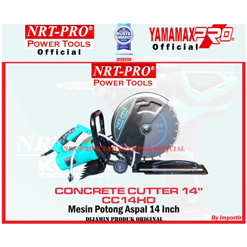 Jual NRT PRO CC 14 HD Concrete Cutter 14 Inch Mesin Gergaji Potong ...