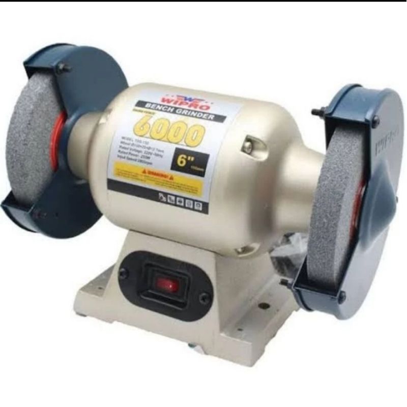 Jual grinda duduk / grinda bench grinder 6 inch WIPRO TDS 150 | Shopee ...