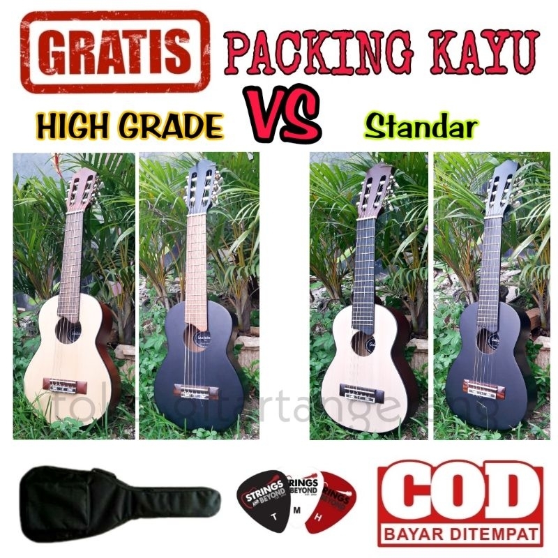 Jual gitar lele guitar lele guitalele gitar mini gitar kecil senar 6 ...