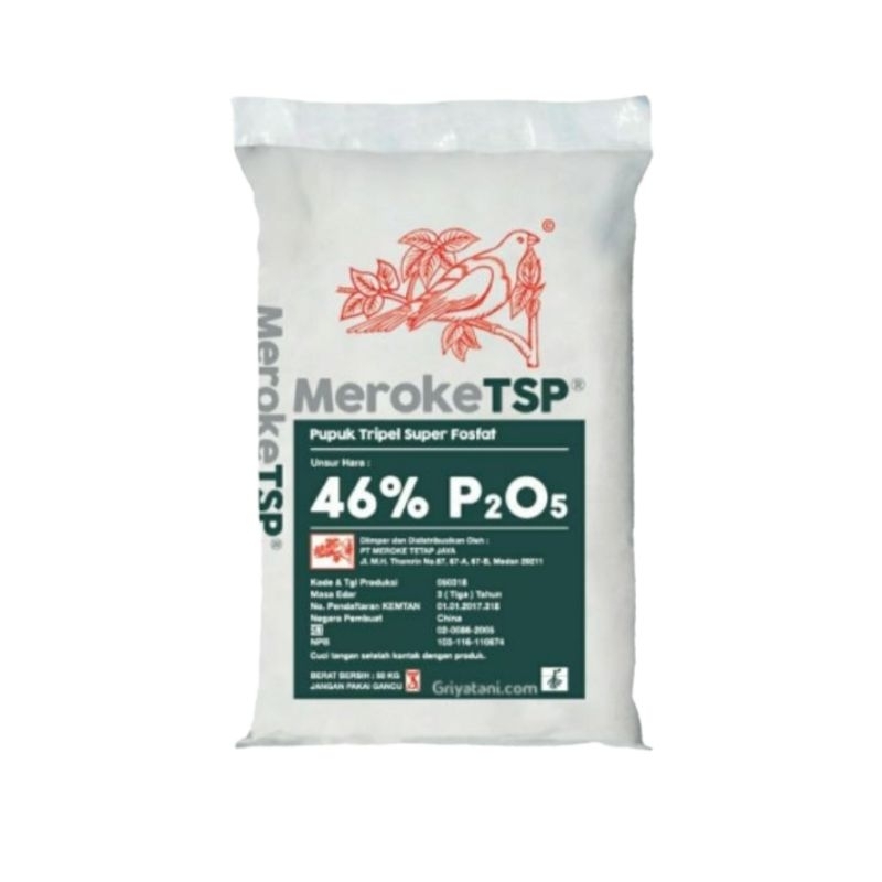 Jual Pupuk Meroke TSP 46% Tripel Super Phosphate kemasan repack ...