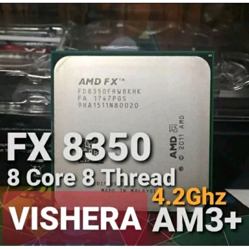 Jual AMD FX 8350 Vishera AM3+ FX8350 8 Core Processor | Shopee Indonesia
