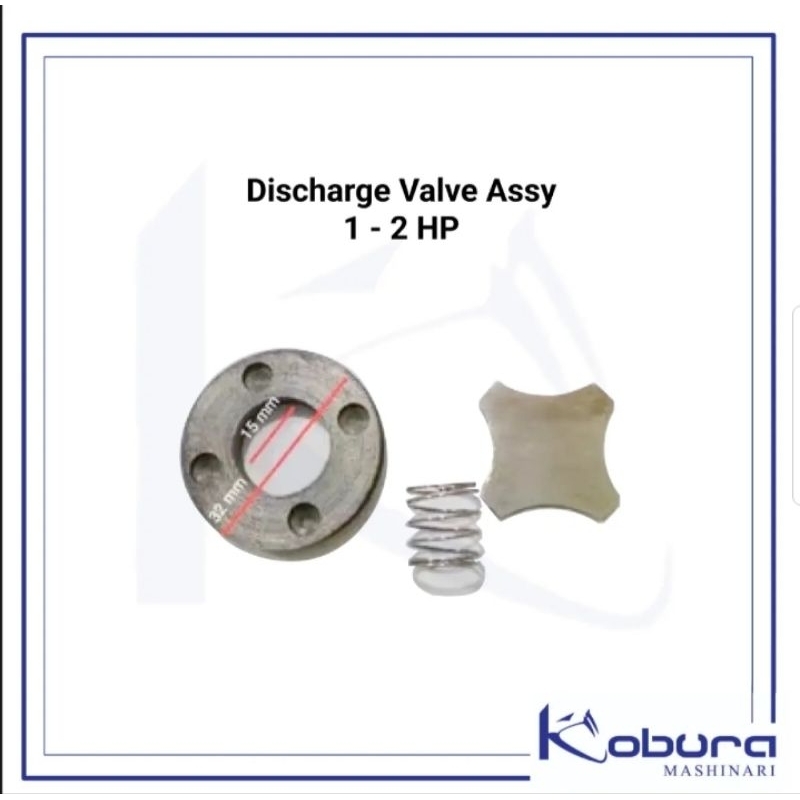 Jual Discharge valve assy kompresor 1hp - 2hp | Shopee Indonesia