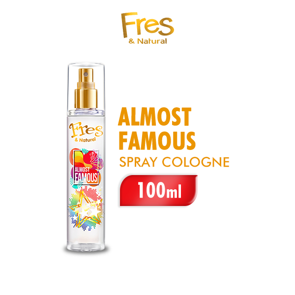 Jual Fres & Natural Spray Cologne Almost Famous Botol 100 ml | Shopee ...