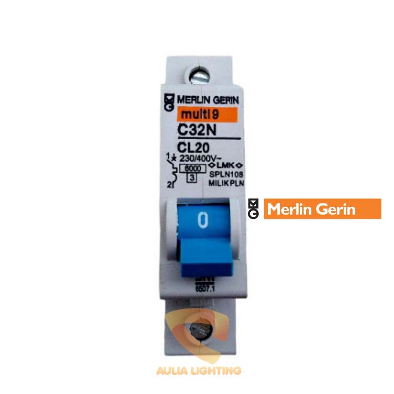 Jual MCB Merlin Gerin 20A PLN Biru Multi9 CL20 20 Ampere 4500 Watt 1 Phase | Shopee Indonesia
