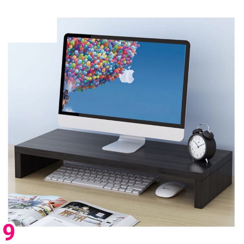 Jual meja monitor/stand tempat duduk monitor/meja serbaguna kayu jati ...