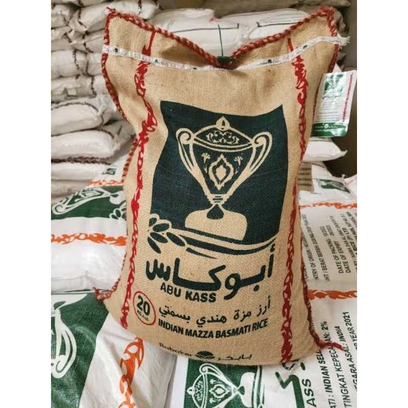 Jual Beras Basmati Abukass India Original 20kg Beras India Abu kass 20 ...