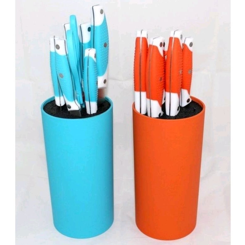 Jual pisau set weston , high function clean designs modern knife 8pcs ...