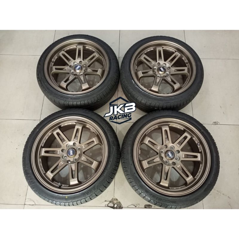 Jual VELG MOBIL SECOND DIAMOND(HSR) R17X7.5 8X100-114.3 ET40 + BAN PHI ...