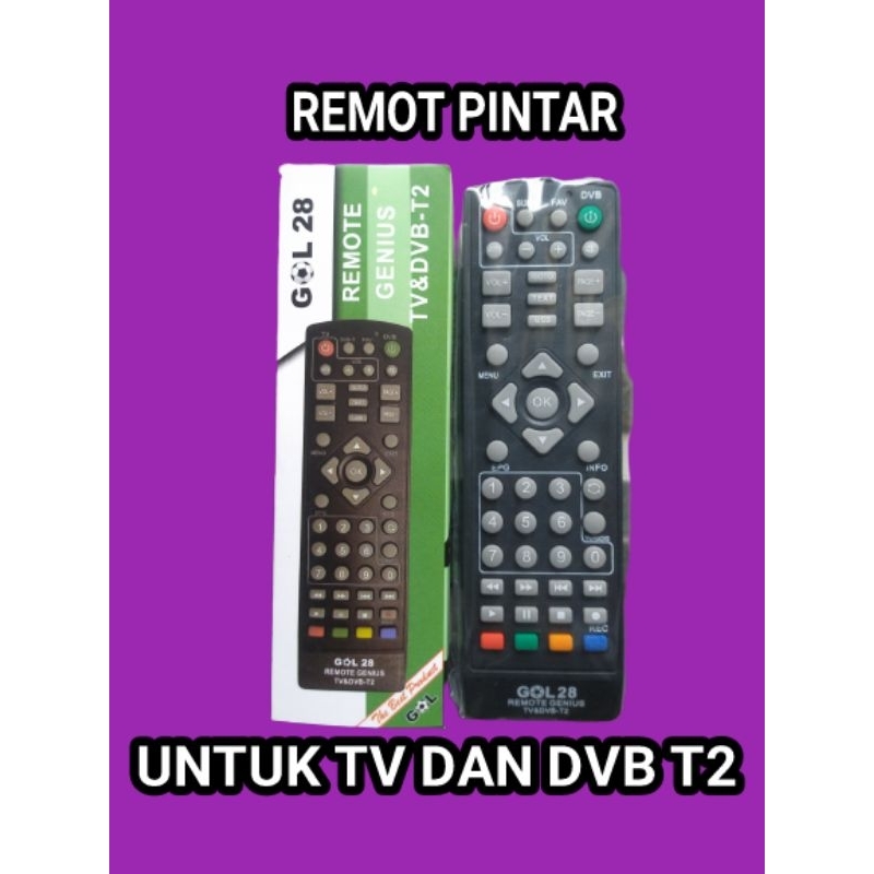 Jual REMOT GENIUS PINTAR UNTUK TV DAN SET TOP BOX | Shopee Indonesia