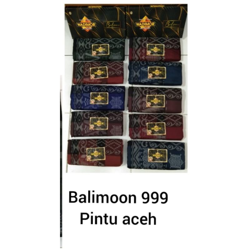 Jual sarung tenun wadimor balimon motif pintu aceh | Shopee Indonesia
