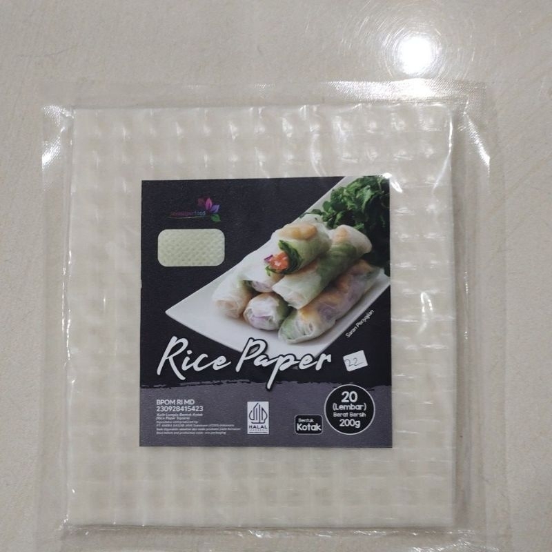 Jual Rice paper bentuk kotak 200gr | Shopee Indonesia