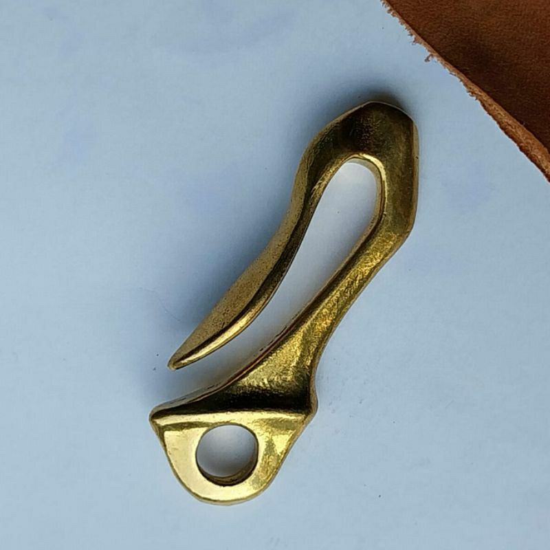 Jual Solid Brass Vintage Gantungan Kunci Atau Kait Tali Dompet Model ...