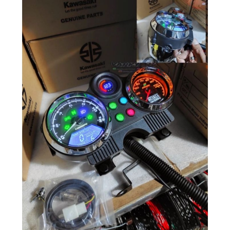 Jual SPEDO/SPEDOMETER NINJA SS NEW COSTOM DIGITAL PNP TINGGAL PASANG ...