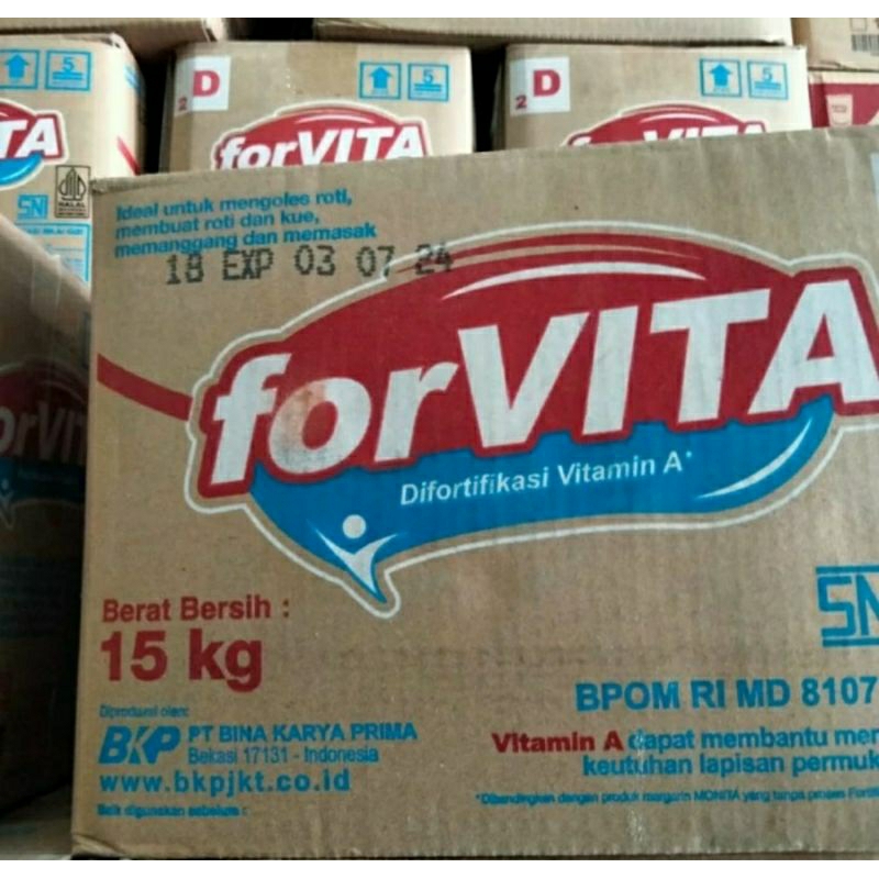 Jual Margarine Forvita 15kg / For vita Karton DUS 15 kg | Shopee Indonesia