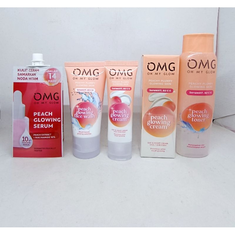 Jual OMG OH MY GLOW Peach Glowing Indonesia/ Paket OMG Plumpy Glowing ...