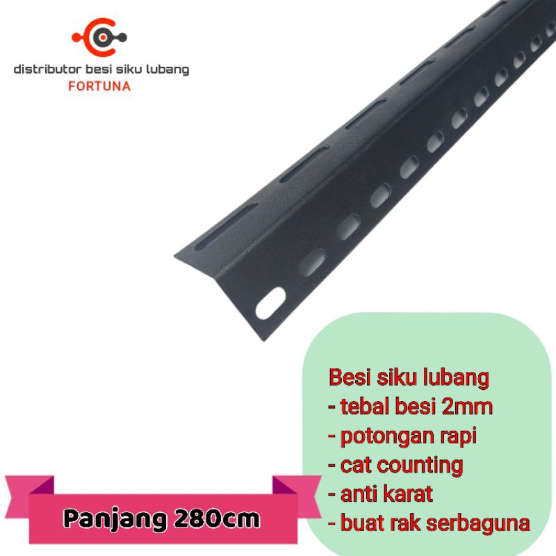 Jual BESI SIKU LUBANG BUAT RAK SERBAGUNA TEBAL 2MM PANJANG 280cm HARGA ...