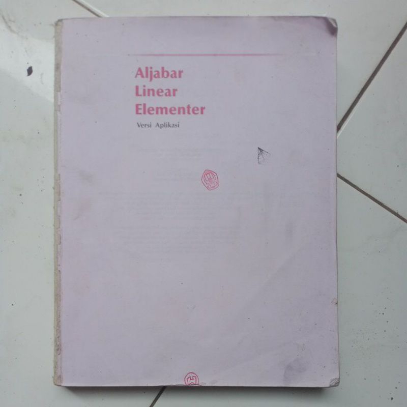 Jual aljabar linear elementer jilid 1 | Shopee Indonesia