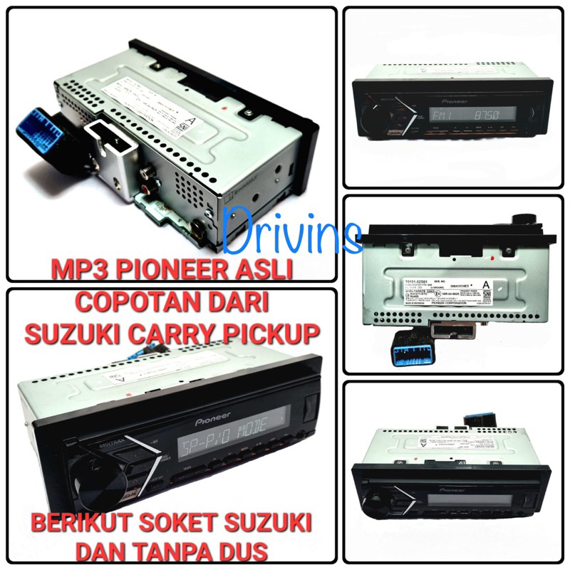 Jual Head Unit Tape Mobil Single Din Mp3 Pioneer Asli Copotan Dari ...