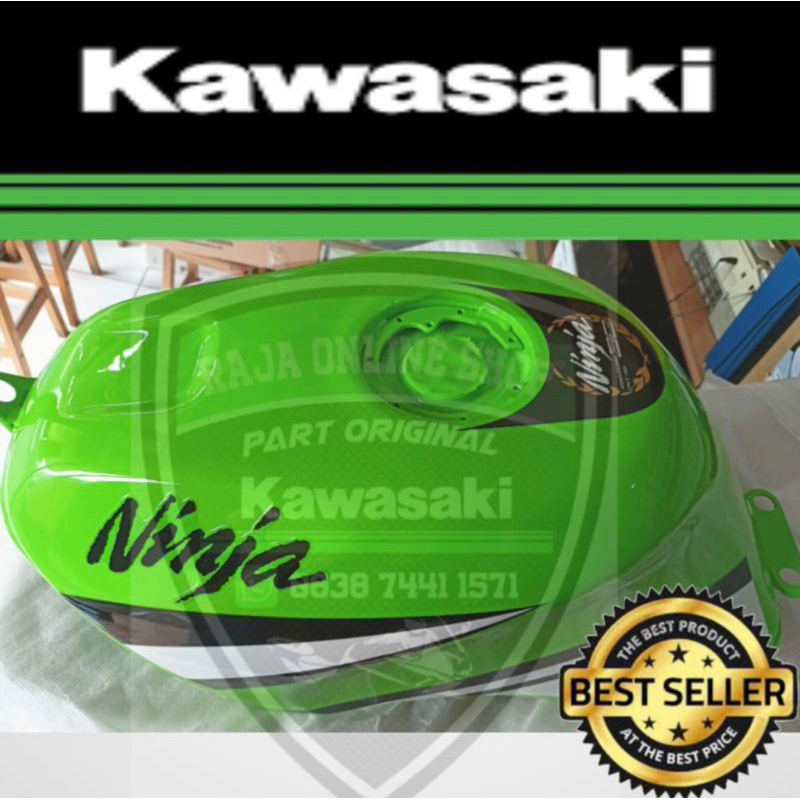 Jual Tangki tengki Ninja rr new lis hijau Anniversary | Shopee Indonesia