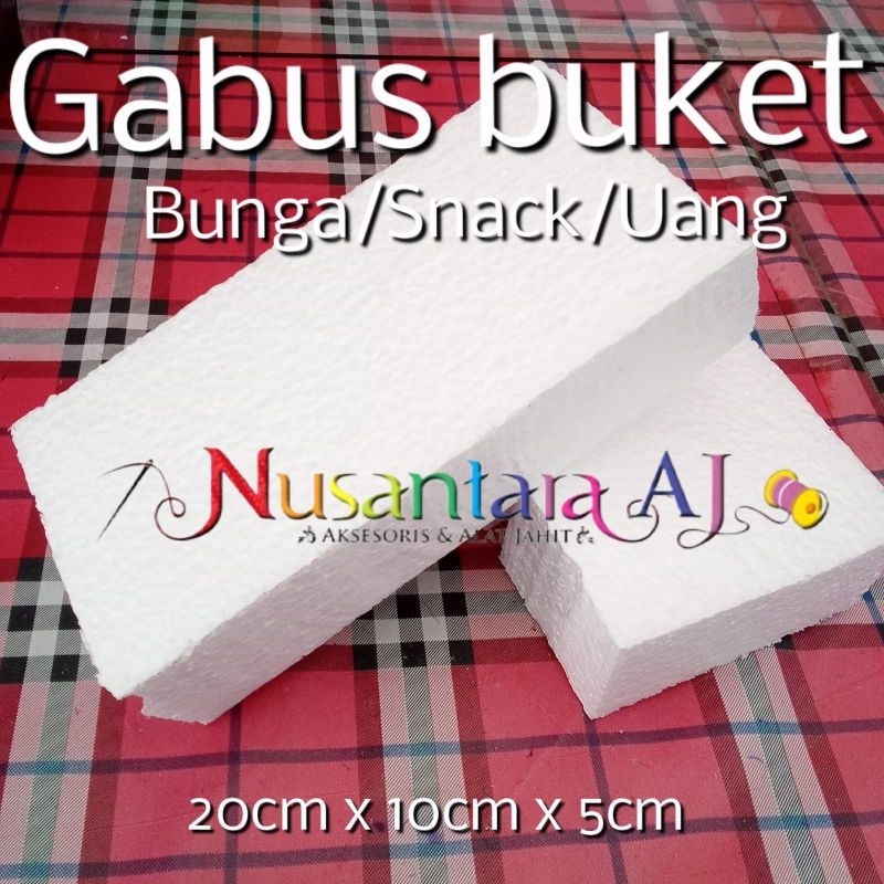 Jual Gabus buket bunga / buket snack / buket uang / Gagang gabus buket ...