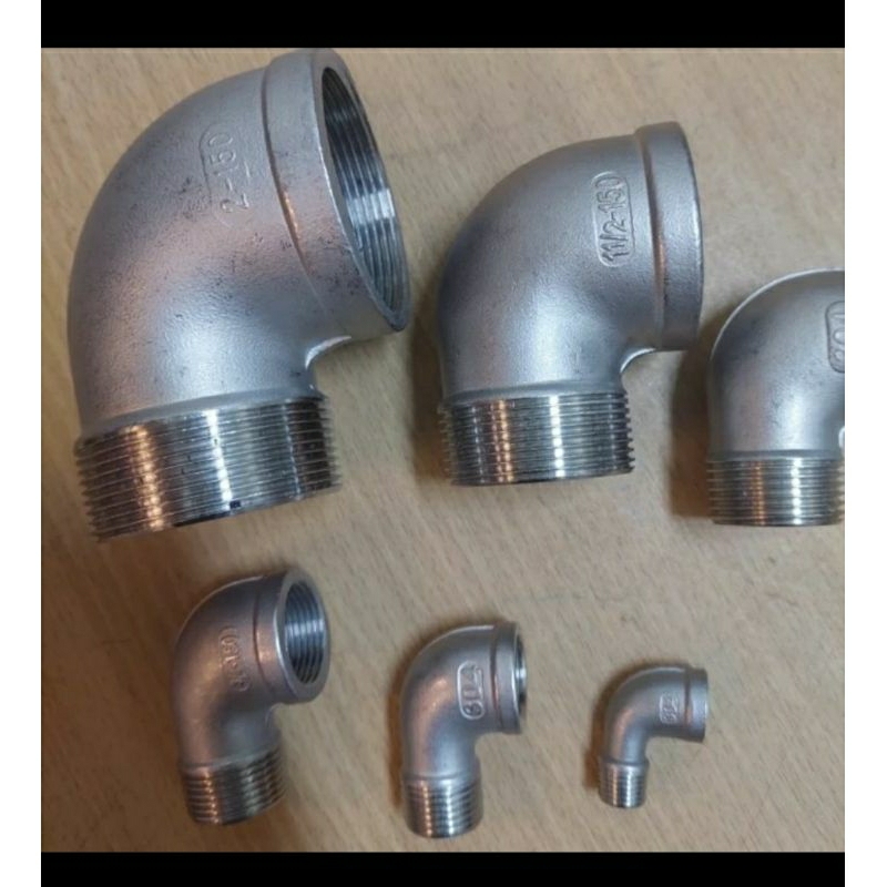 Jual Street Elbow 1/2" Inch Stainless SS304 Elbow Drat luar Dalam HQ | Shopee Indonesia