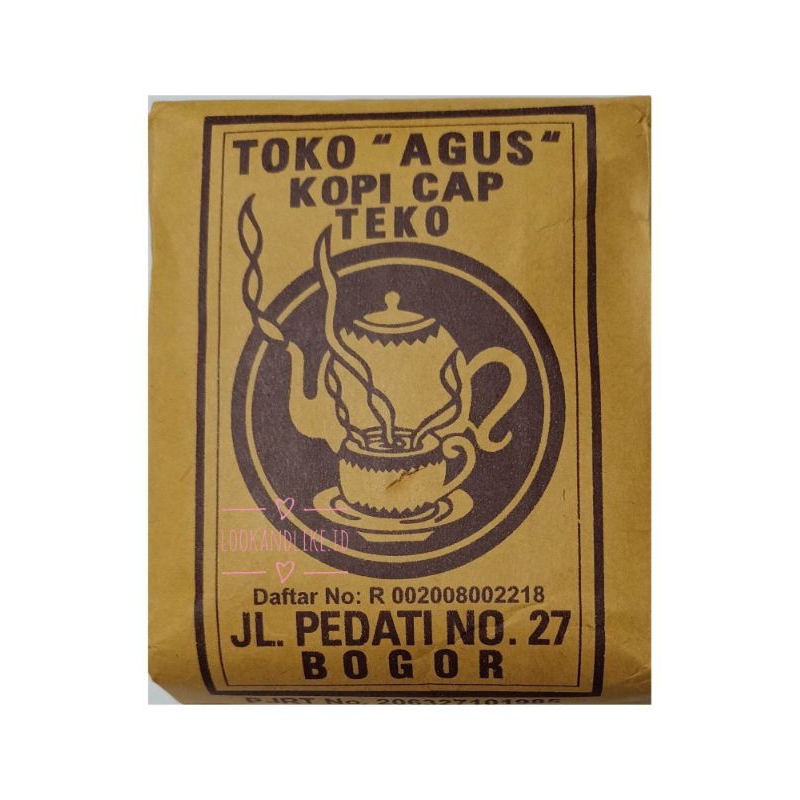 Jual KOPI CAP TEKO (TOKO AGUS )250 g | Shopee Indonesia