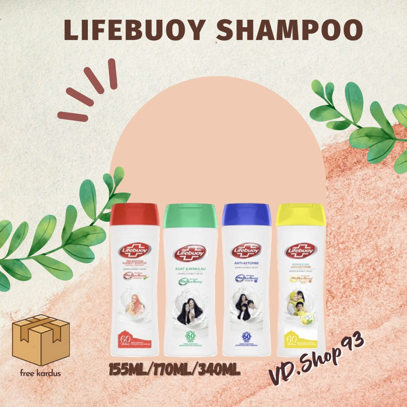 Jual LIFEBUOY SHAMPOO 155ML/170ML/340ML | Shopee Indonesia