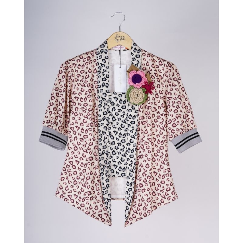 Jual Kebaya Kutu Baru Sporty Leopard | Funky Kebaya by Lenny Agustin ...