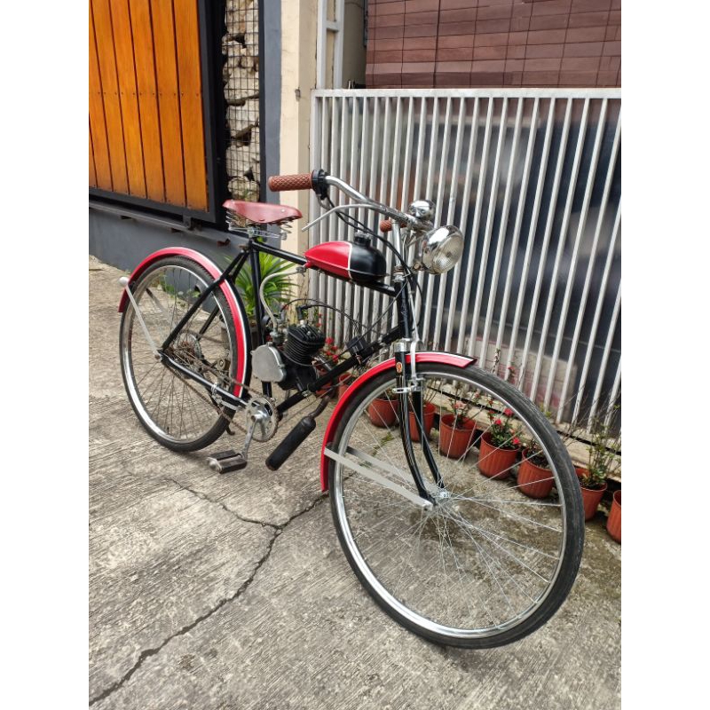 Jual Sepeda Onthel Pakai Mesin 80cc 2Tak | Shopee Indonesia