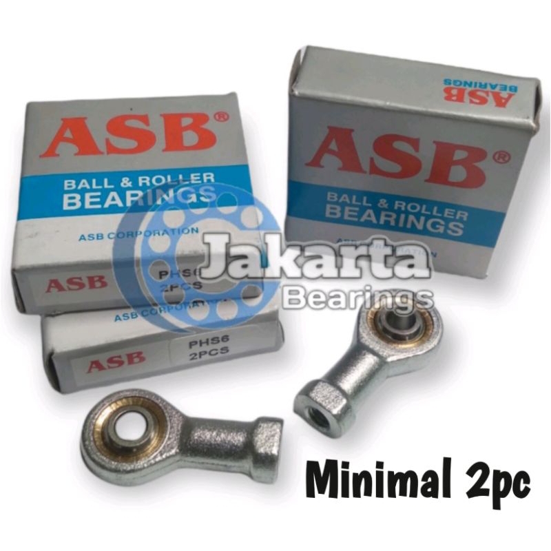 Jual Bearing Rod ends PHS6 PHS 6 Drat Kanan Kiri Merk ASB | Shopee Indonesia