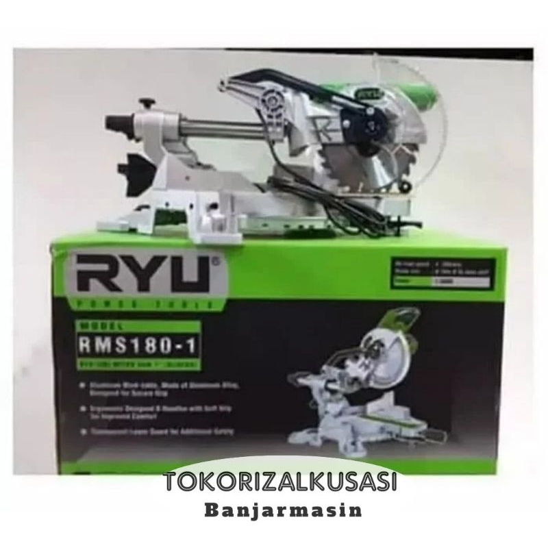 Jual Miter saw RYU 7" sliding / mesin potong almunium RYU 7" sliding | Shopee Indonesia