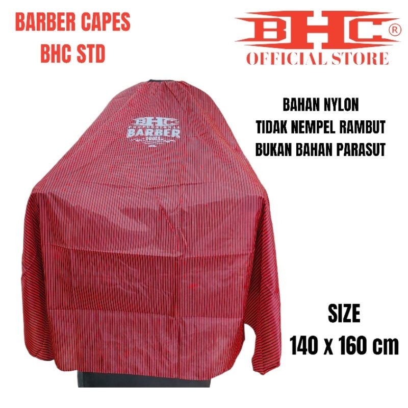 Jual Barber Capes BHC STD Garis Hitam Merah Kain Pangkas Rambut Kain ...